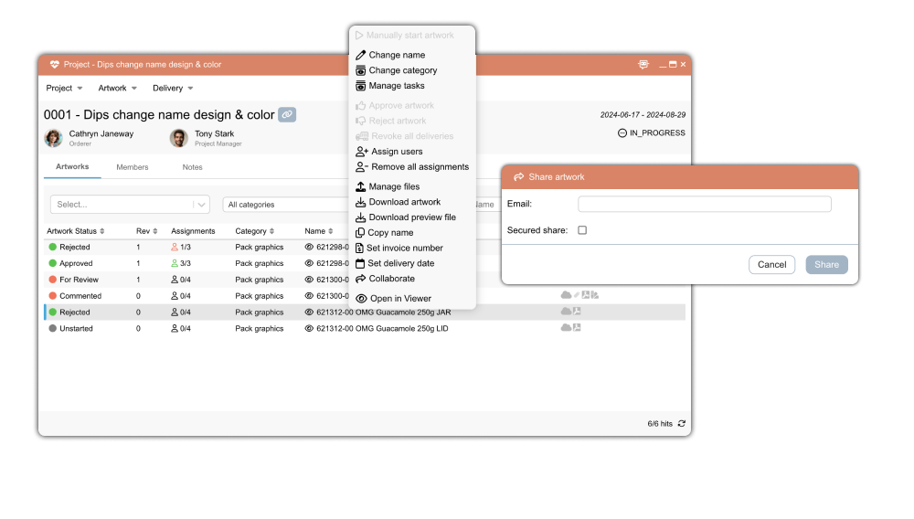 Simplify artwork sharing with Cway’s new Collaboration feature | Cway